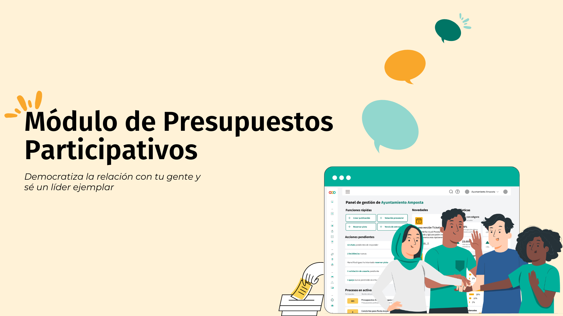 ¿Para qué sirve el módulo de Presupuestos Participativos?